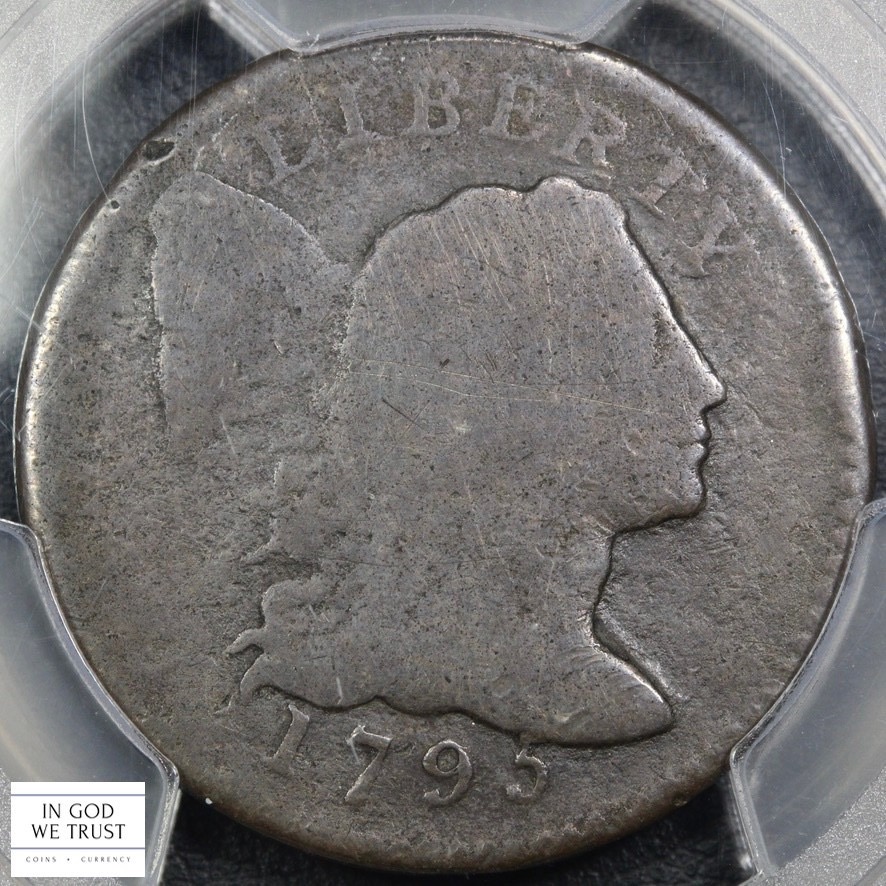 1795 Lettered Edge Liberty Cap Copper Large Cent 1C PCGS G Detail ...