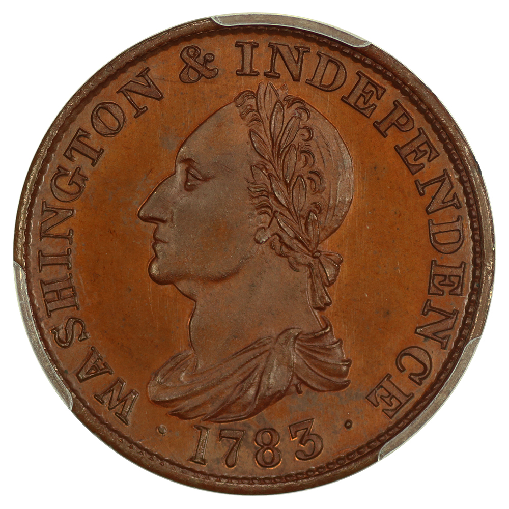 Collectors Corner - (1783) Copper Washington & Independence Restrike ...