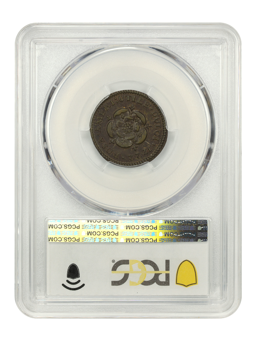 Collectors Corner - 1722 1/2 P Rosa Americana, D.G. REX AU58 PCGS ...