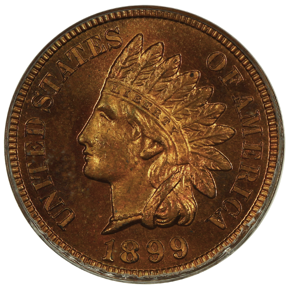 Collectors Corner - 1899 1C PR65RB PCGS - #65712463