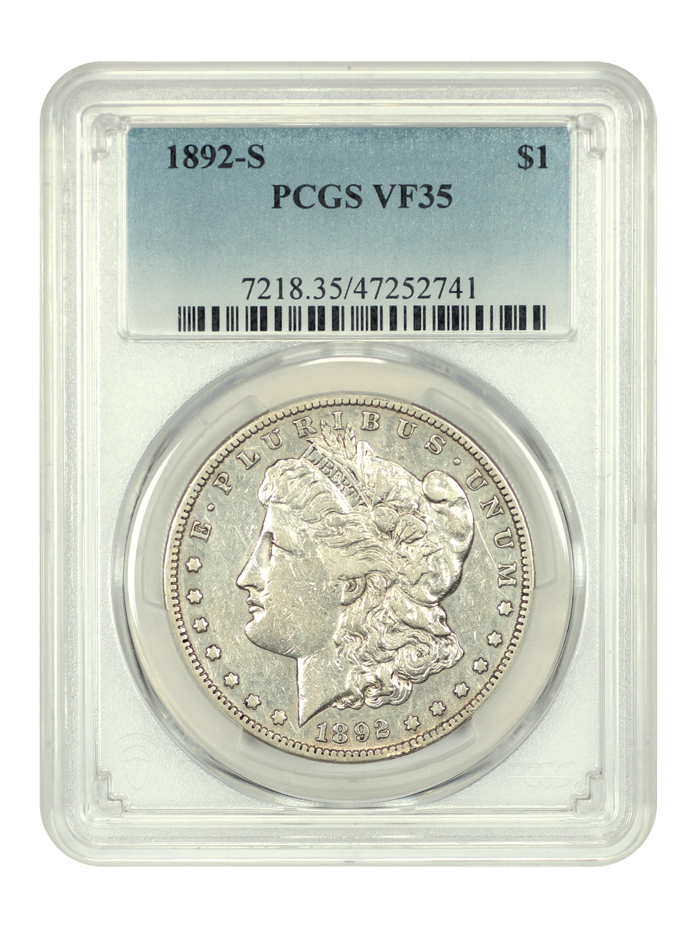 Collectors Corner - 1892-S $1 VF35 PCGS - #65714484