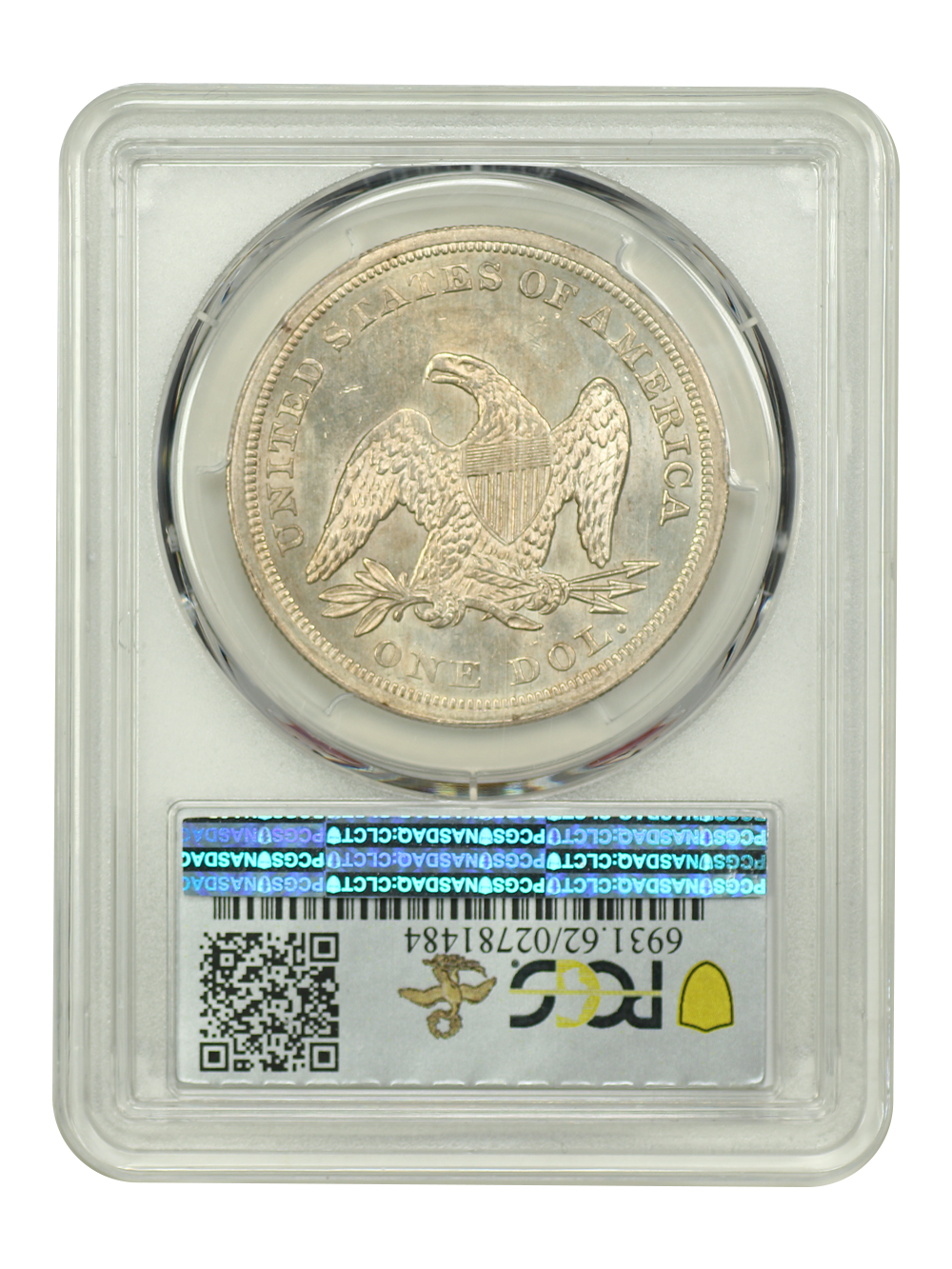Collectors Corner - 1845 $1 MS62 PCGS - #69590939