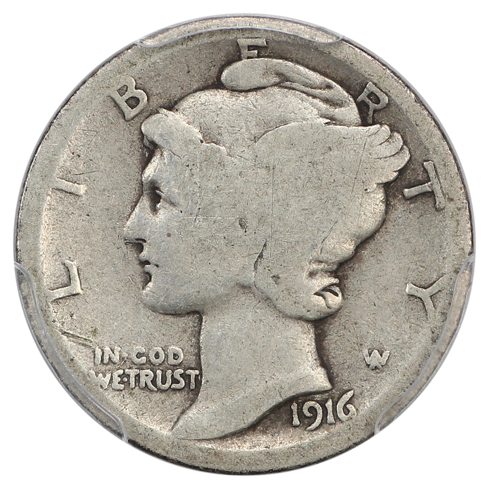 Collectors Corner - 1916-D 10C G4 PCGS - #68922484