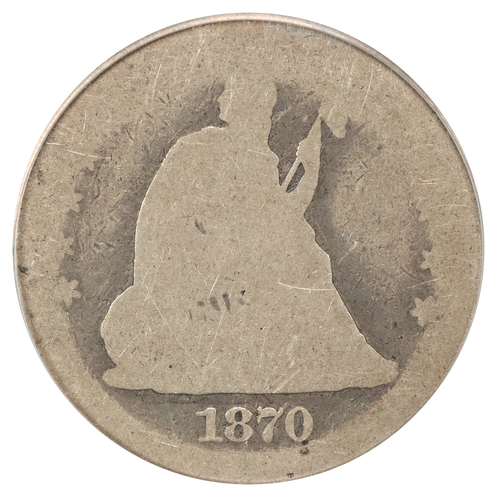 Collectors Corner - 1870-CC 25C FR2 PCGS - #69131611