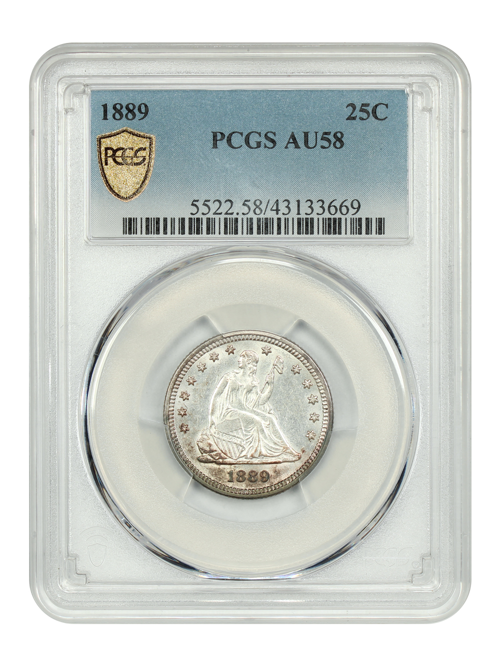 Collectors Corner - 1889 25C AU58 PCGS - #69635880